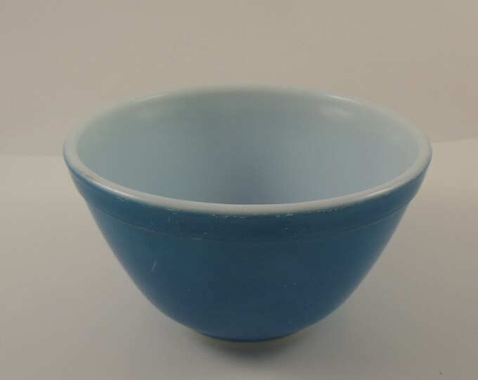 Pyrex, 1-1/2 Pint, 401, Blue Mixing Bowl Please View Description - Etsy
