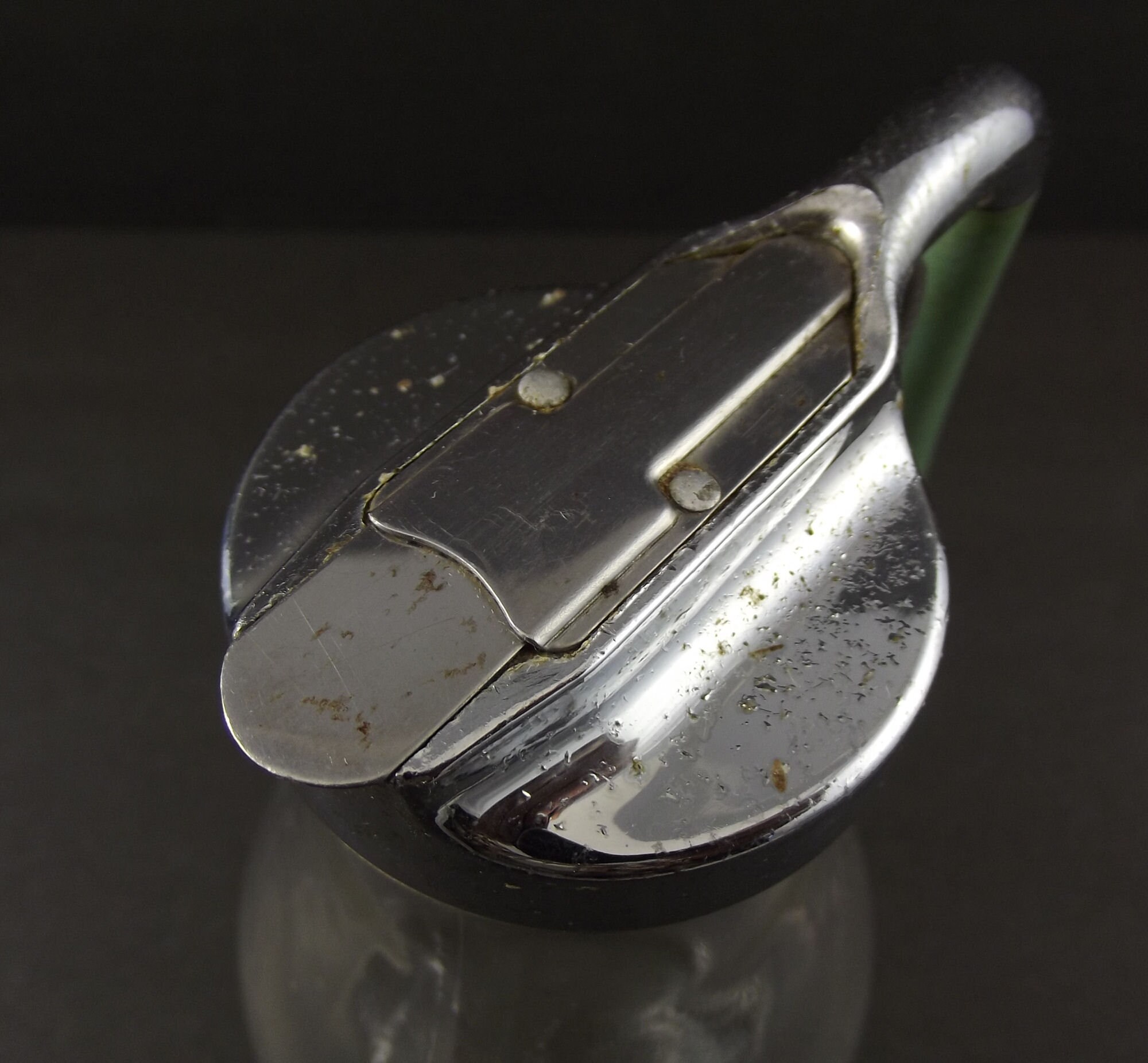 Dripcut Syrup Dispenser/Pitcher with Metal Lid and Green Metal | Etsy