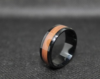 Wood Grain Ring - Etsy