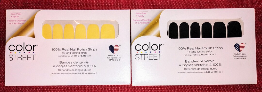 Belgian Buttercup/midnight in Manhattan Colorstreet Nail Polish Strips ...