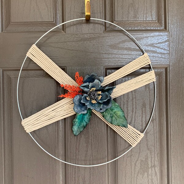 Modern Wreath - Etsy