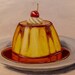 Syrup Flan. Original Artwork, Hand Painted, Acrylic Painting, Still ...