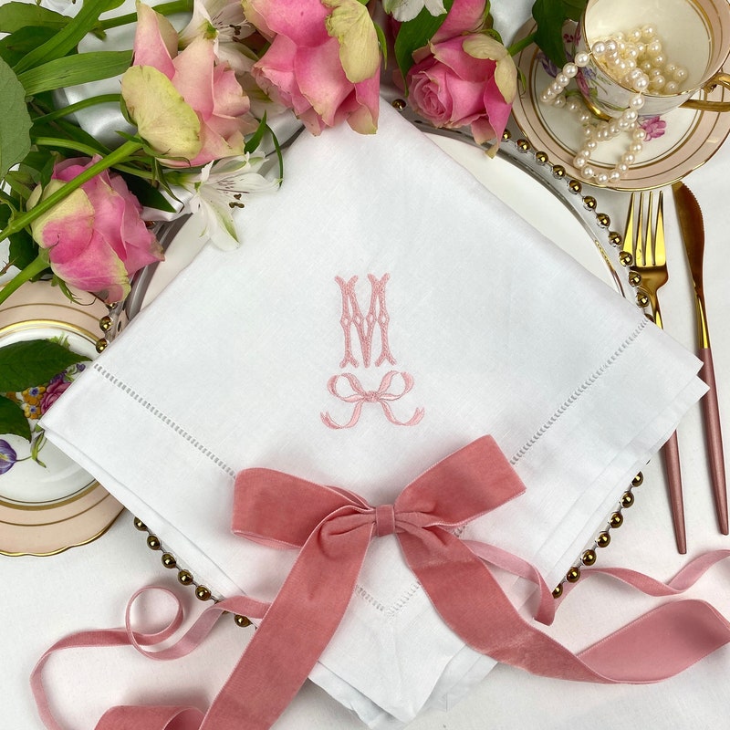 Embroidered Napkins - Etsy