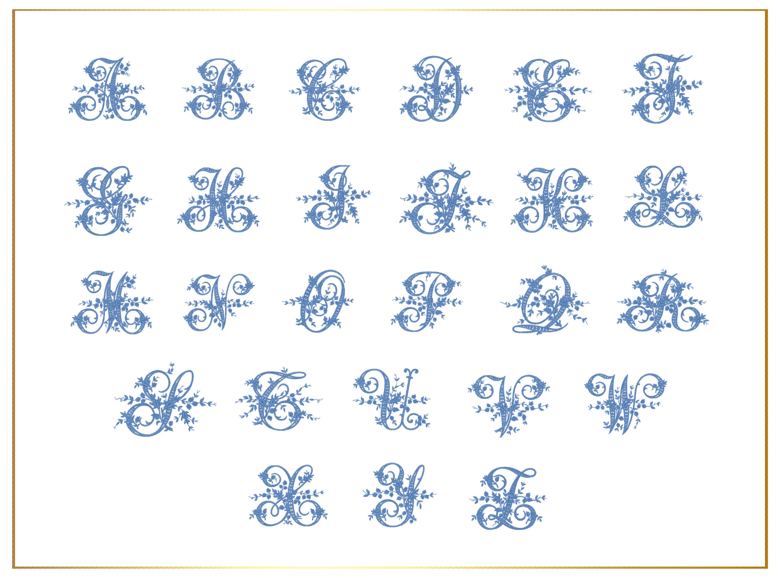 Embroidered Antique Monogram Linen Napkin Personalised - Etsy