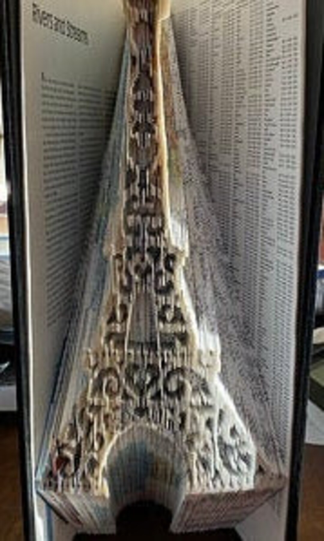 Eiffel Tower Filigree - Book Folding Pattern - Etsy