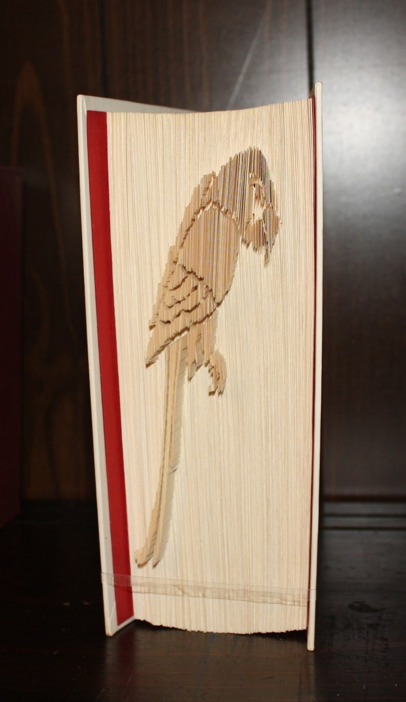 Parrot - Book Folding (digital) Pattern With Instructions - Etsy