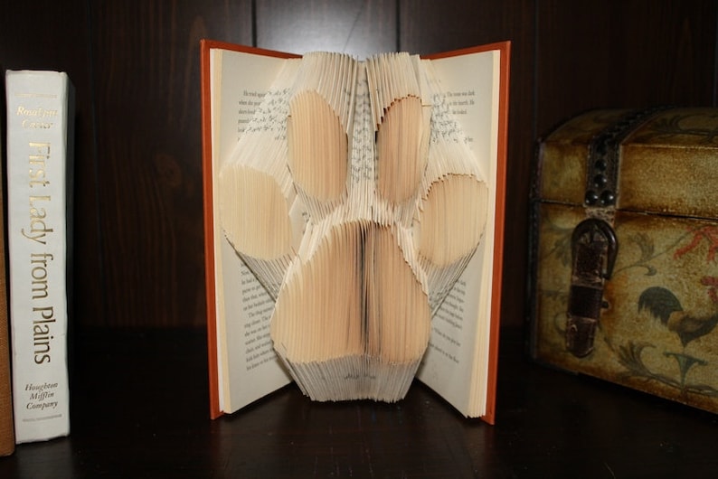 Dog Paw - Book Folding Pattern Mark/fold - Etsy