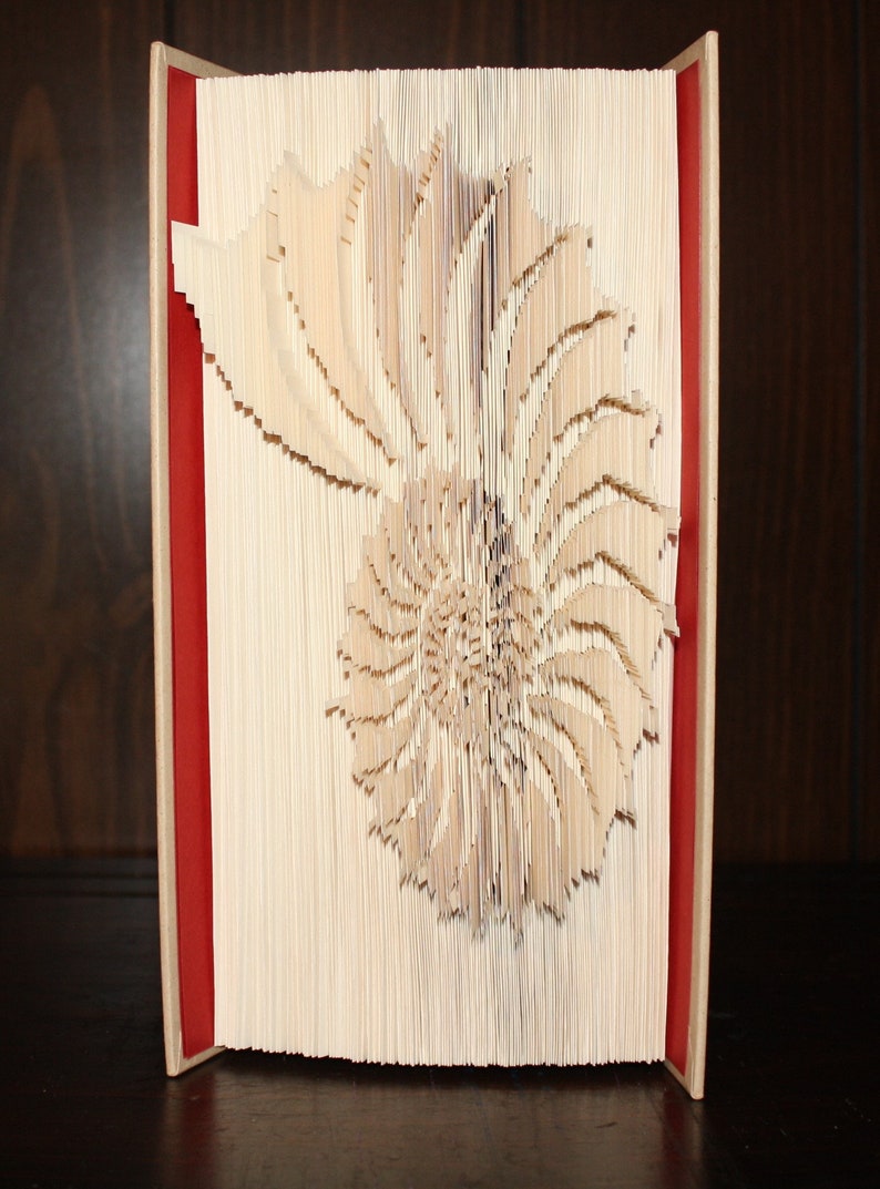 Beach Shell #2 - Mark/cut/fold Book Folding Pattern W/instructions - Etsy