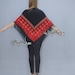 Red Embroidered Shawl Scarf Wrap Palestine Jordan Heritage Traditional ...
