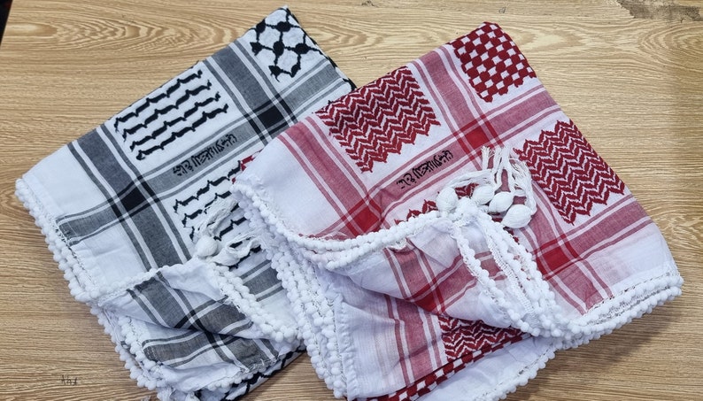 Palestinian Hatta Scarf Yasser Arafat Gaza Jenin Palestine Abo Obaida ...