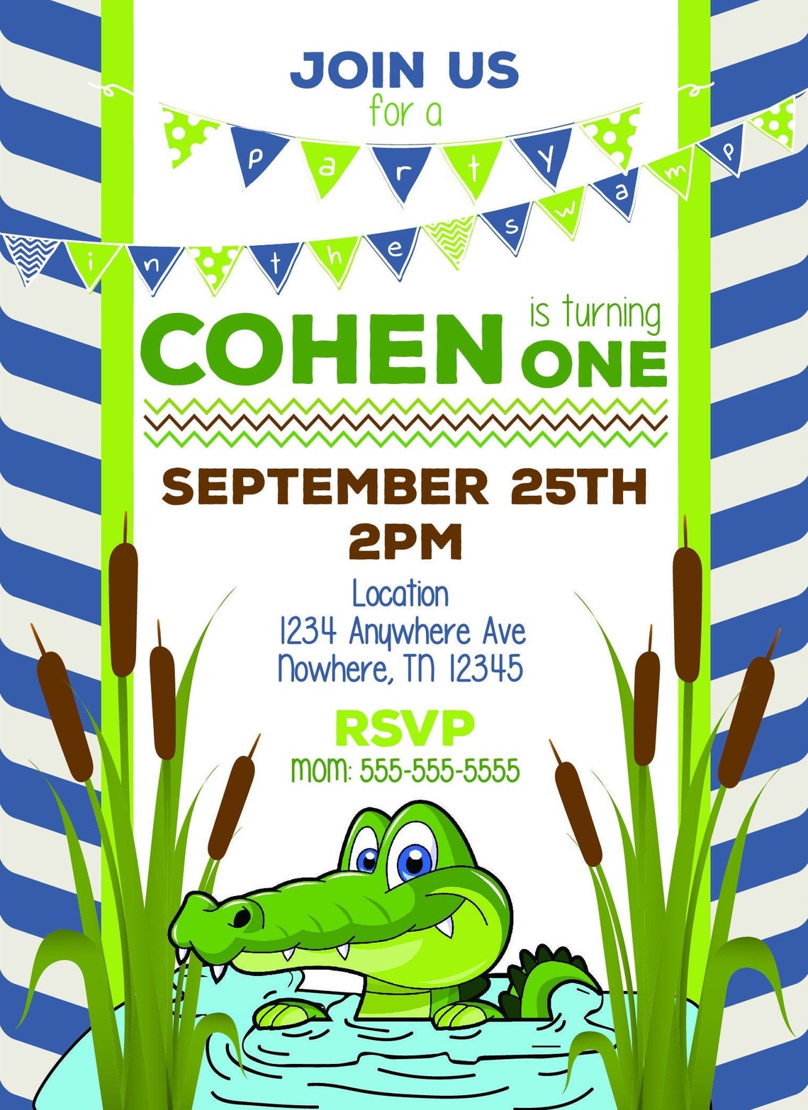 Swamp Party Invitation | Etsy