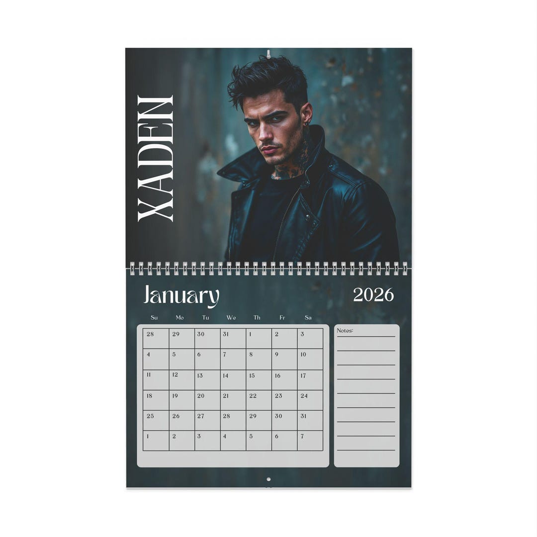 2026 Fae Warrior Book Boyfriend Calendar MATTE Epic Fantasy Art ...