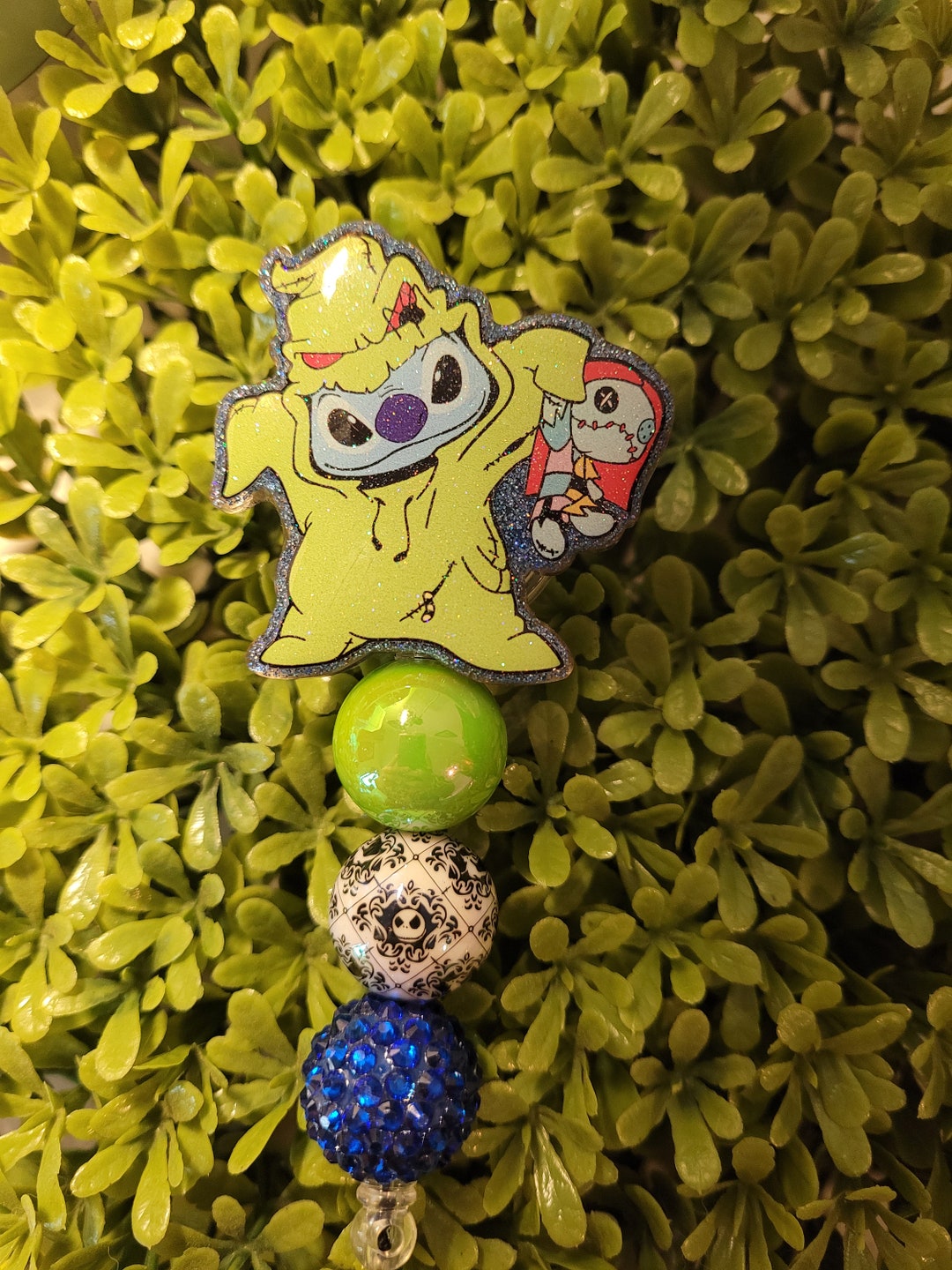 Stitch Oogie Boogie Badge Reel or Lanyard - Etsy
