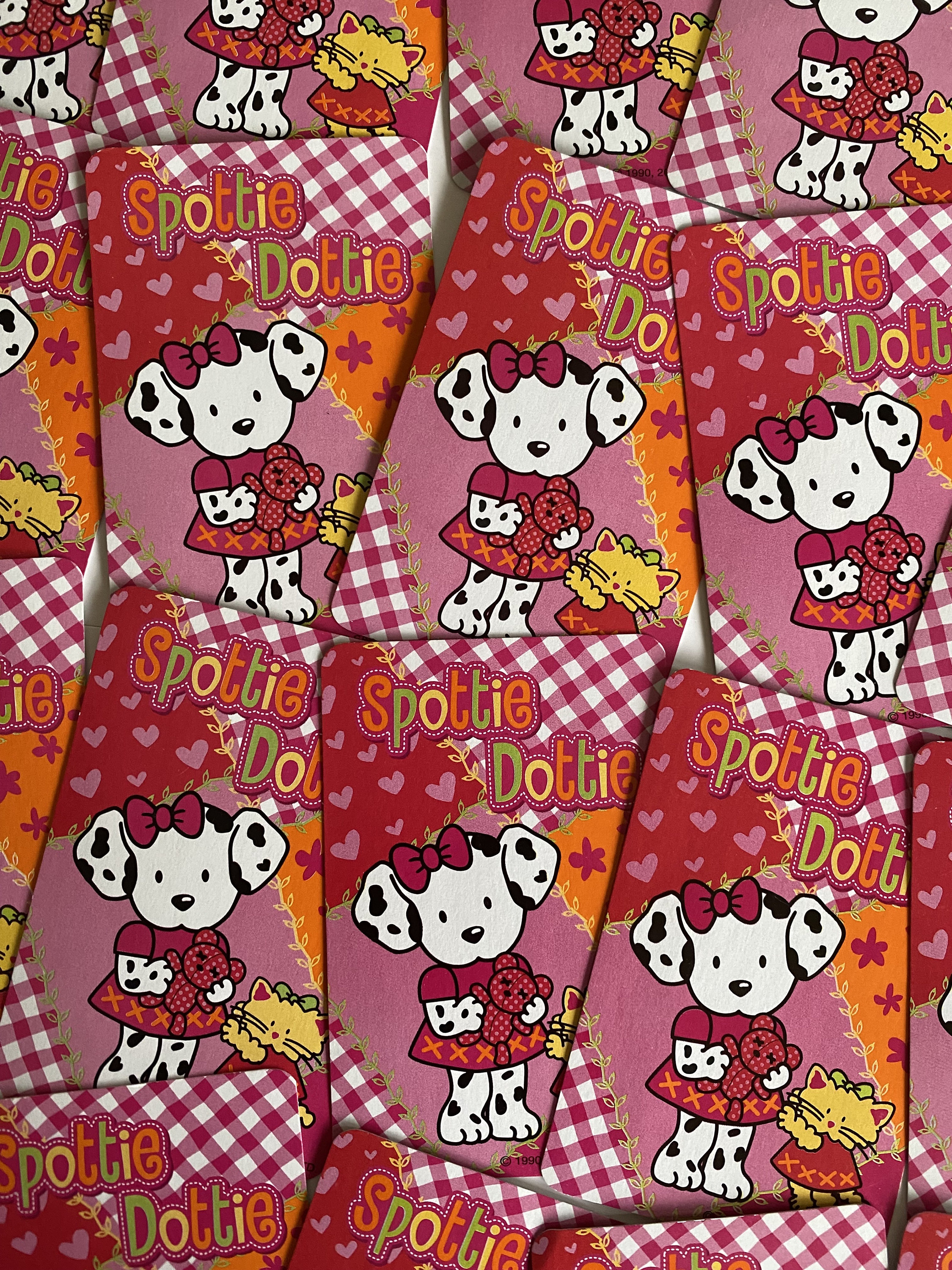 Vintage Spottie Dottie Playing Cards - 5 Cards - Etsy