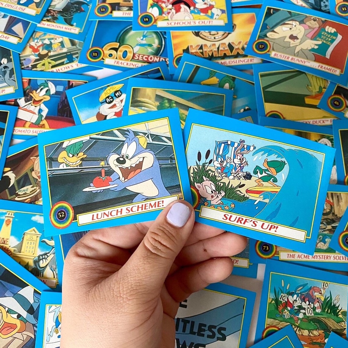 1991 Tiny Toon Adventures Mystery Card Pack (6 Cards per Pack) - Etsy