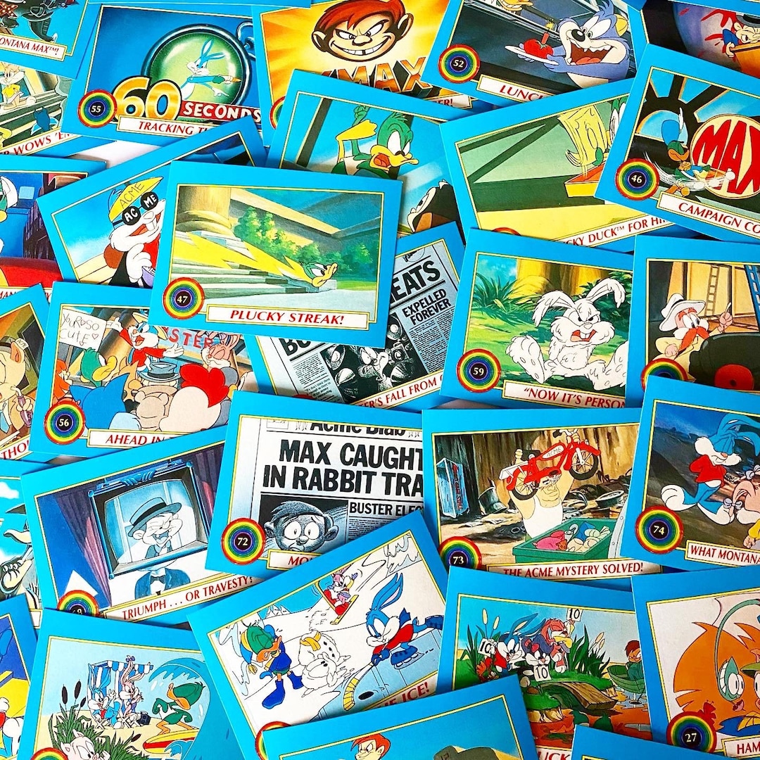 1991 Tiny Toon Adventures Mystery Card Pack (6 Cards per Pack) - Etsy