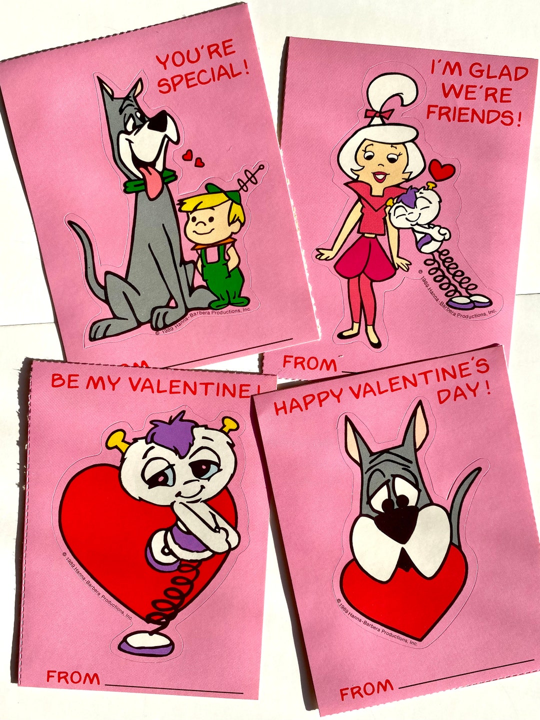 1989 the Jetsons Valentine Card Pack - Etsy