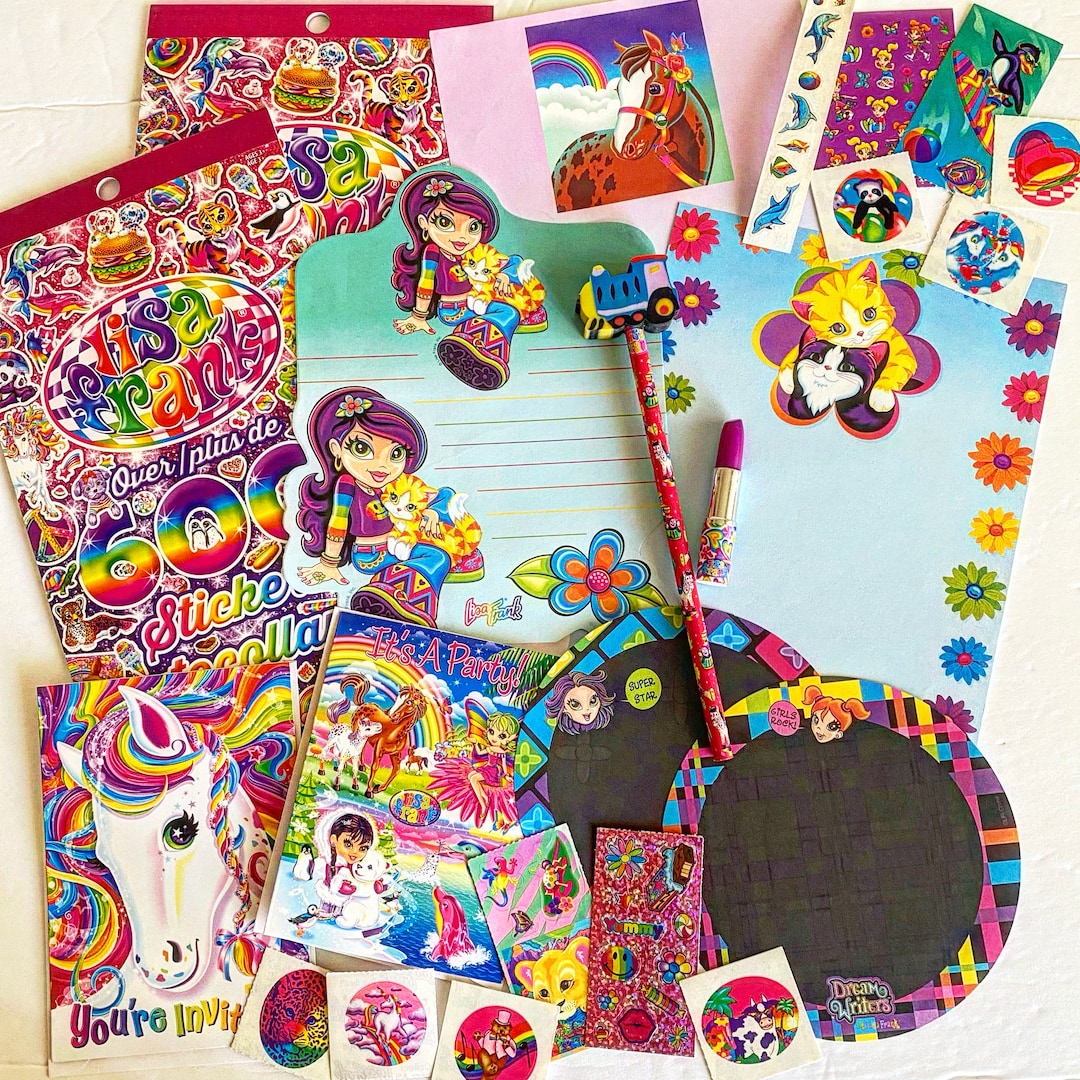 Mini Lisa Frank Stationery Pack - Etsy