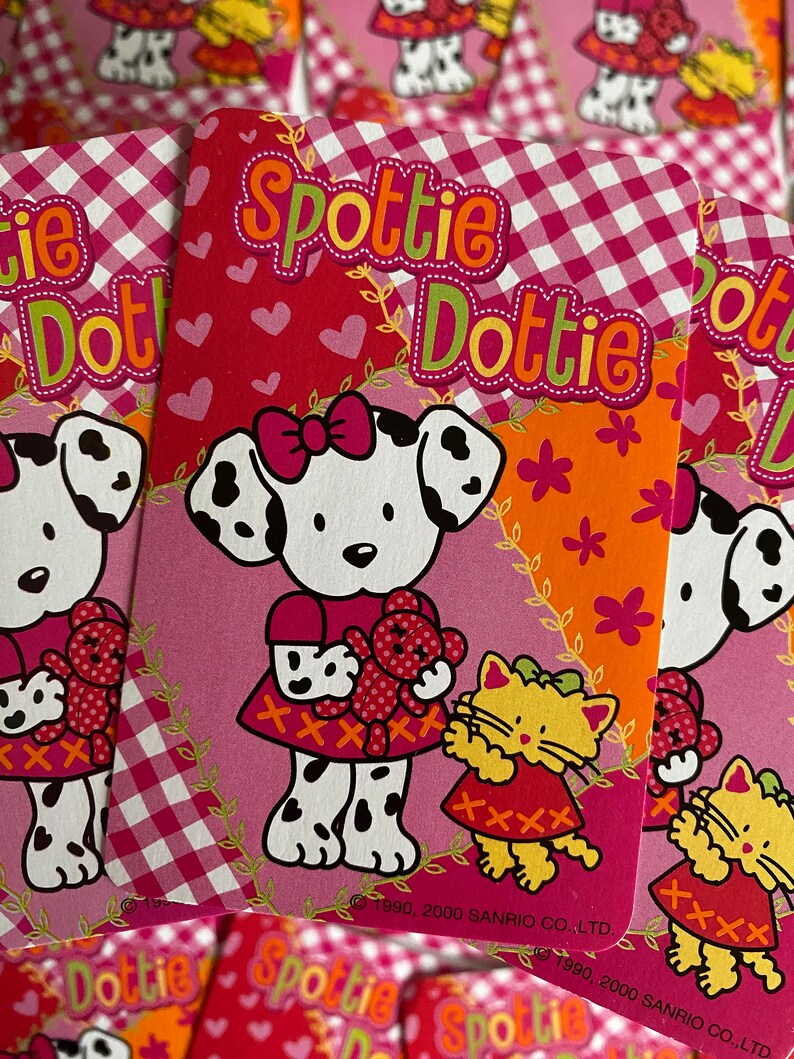 Vintage Spottie Dottie Playing Cards - 5 Cards - Etsy