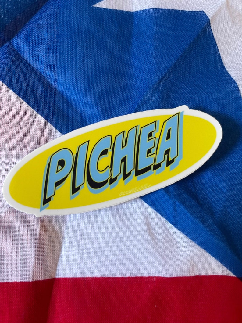 Pichea Vinyl Sticker Puerto Rico Sticker Water Bottle - Etsy