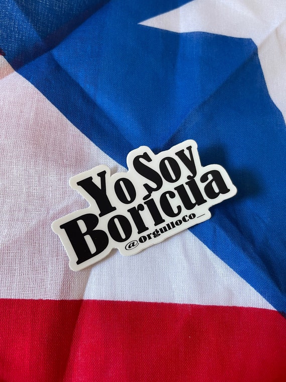 Yo Soy Boricua Vinyl Sticker Puerto Rican Vinyl Sticker - Etsy