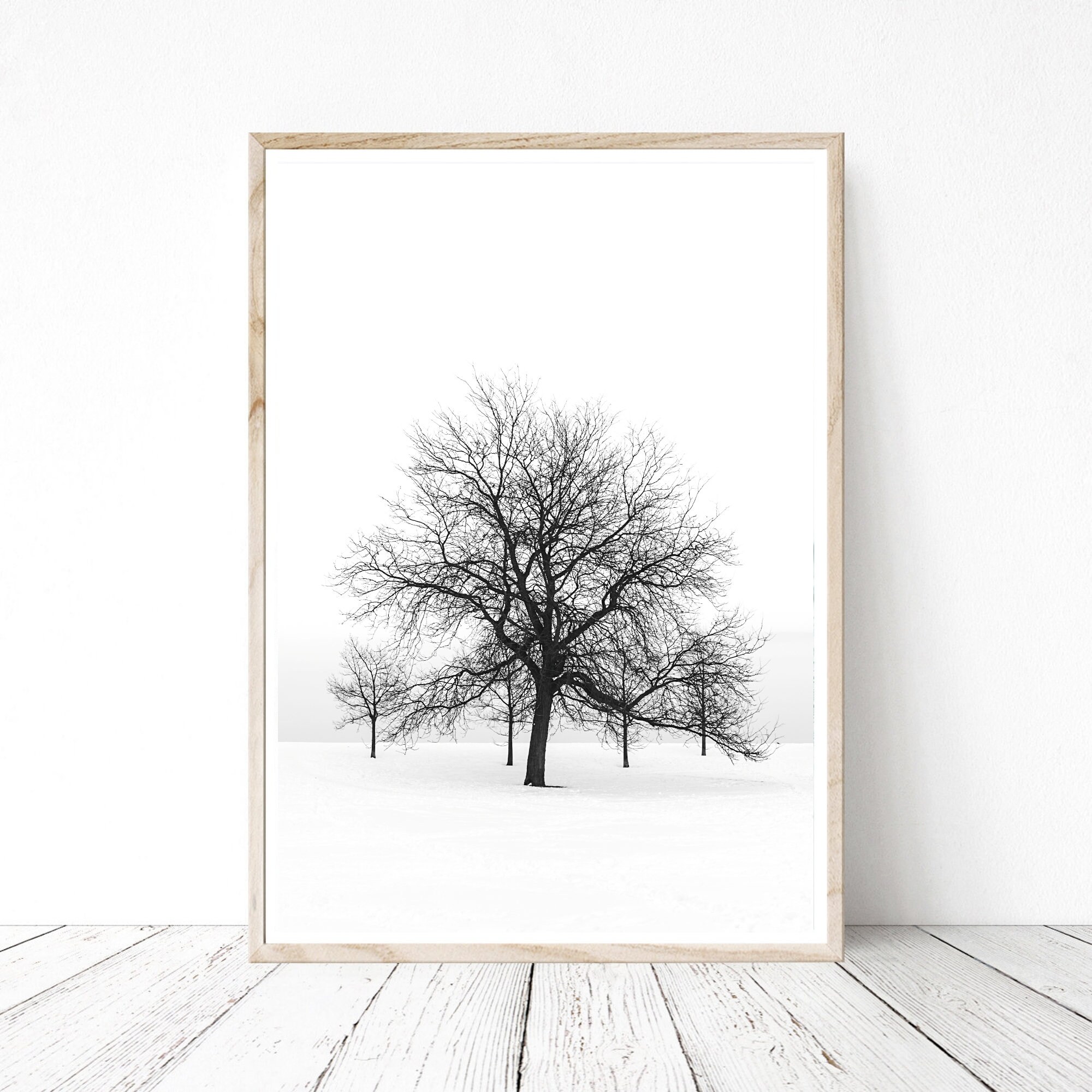 Trees Tree Photo Print Printable Photo Wall Art Minimalist - Etsy