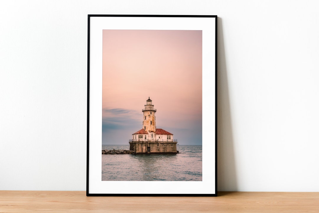 Lighthouse Art Print, Lighthouse Photo Print, Instant Download, Vintage ...
