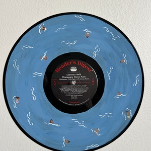 Vinyl Record Painting Little Swimmers - Etsy