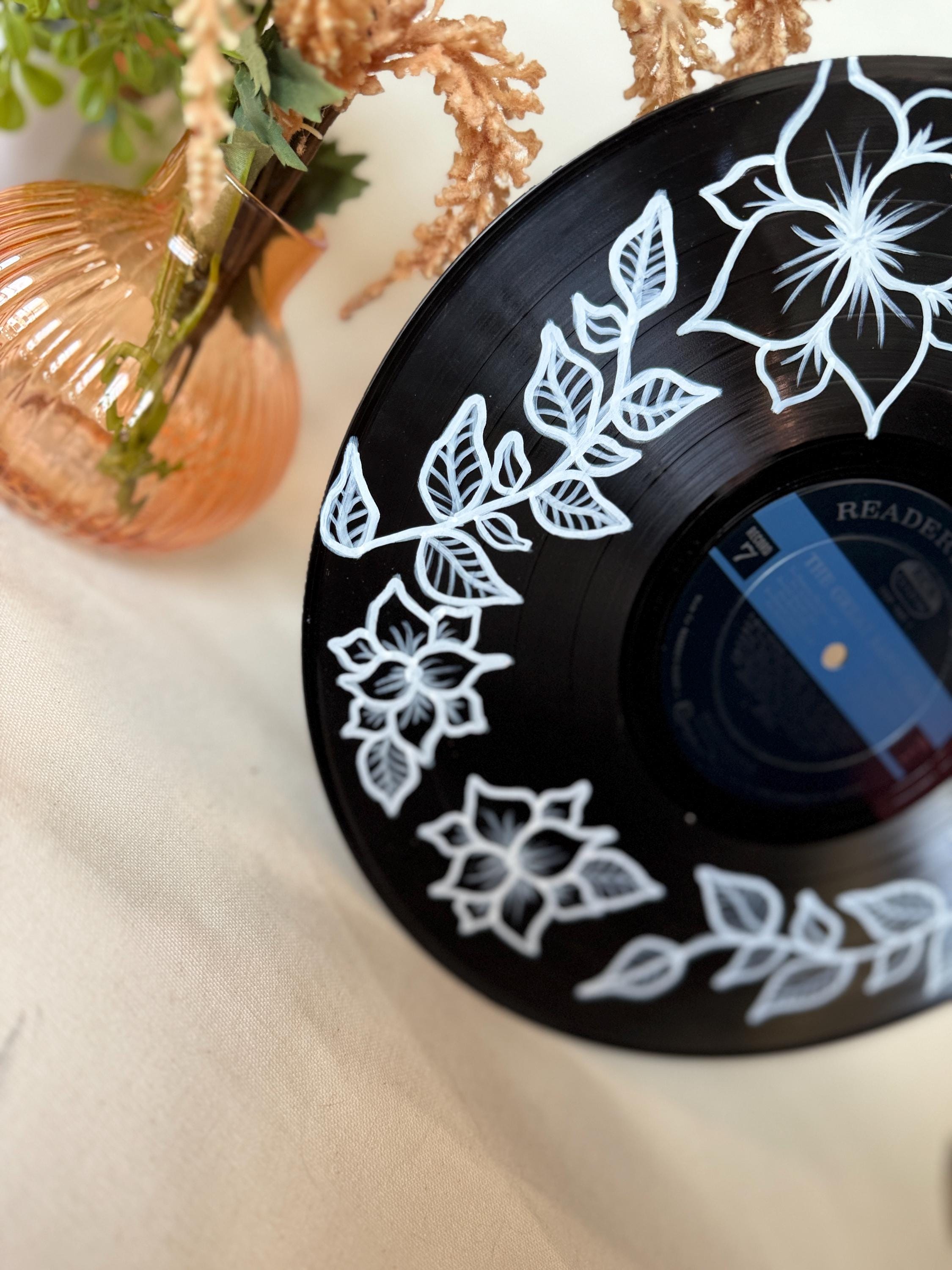 Flower Painting 12 Inch Vinyl Record - Etsy