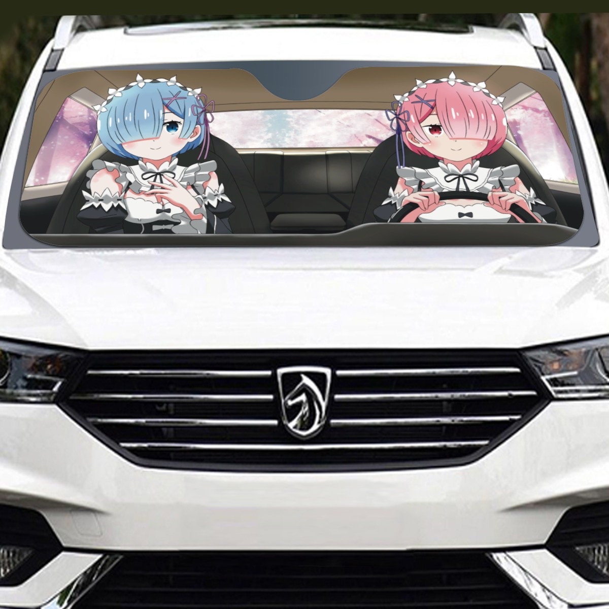 REM / RAM Accordion Car Sun Shades Designed & Sold By Nambcvt