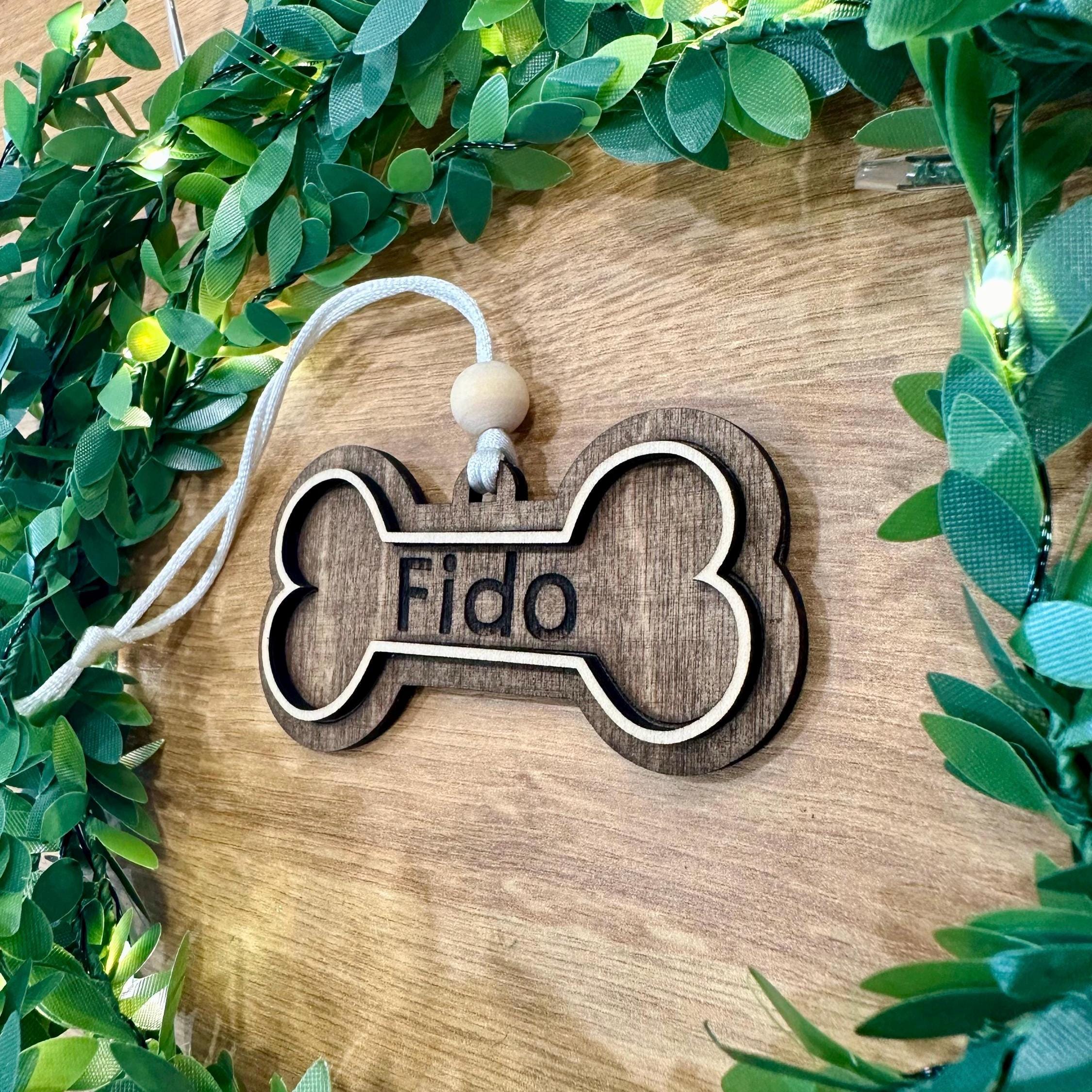 Dog Bone Ornament Design - Etsy