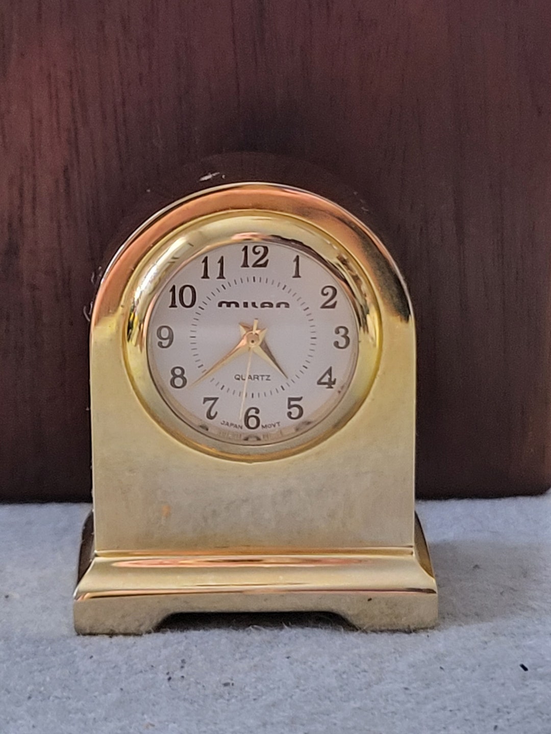 Clock, Milan Miniature Mantel Clock, Quartz - Etsy