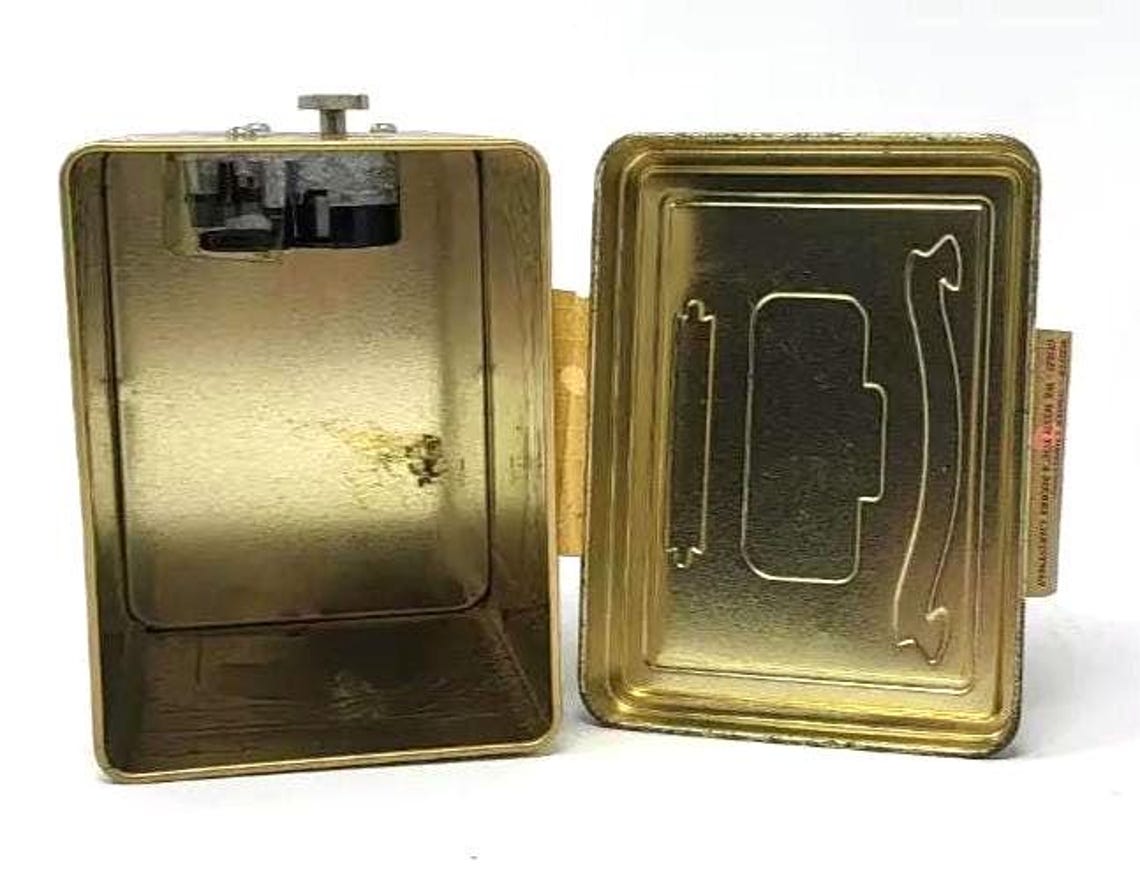 Box, Tin Musical Cookie Box, German Lambertz Music Box Cookie Tin - Etsy