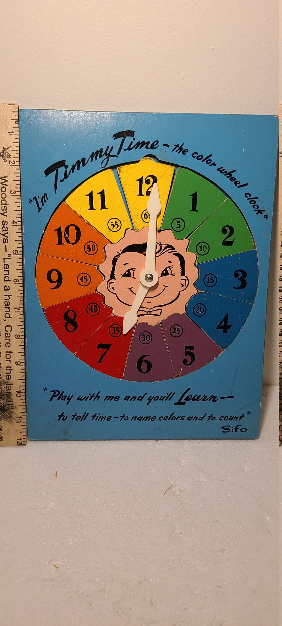 Puzzle, Timmy Time Wood Clock Puzzle Vintage - Etsy