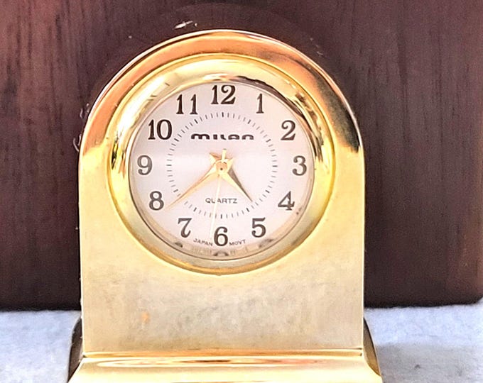 Clock, Milan Miniature Mantel Clock, Quartz - Etsy