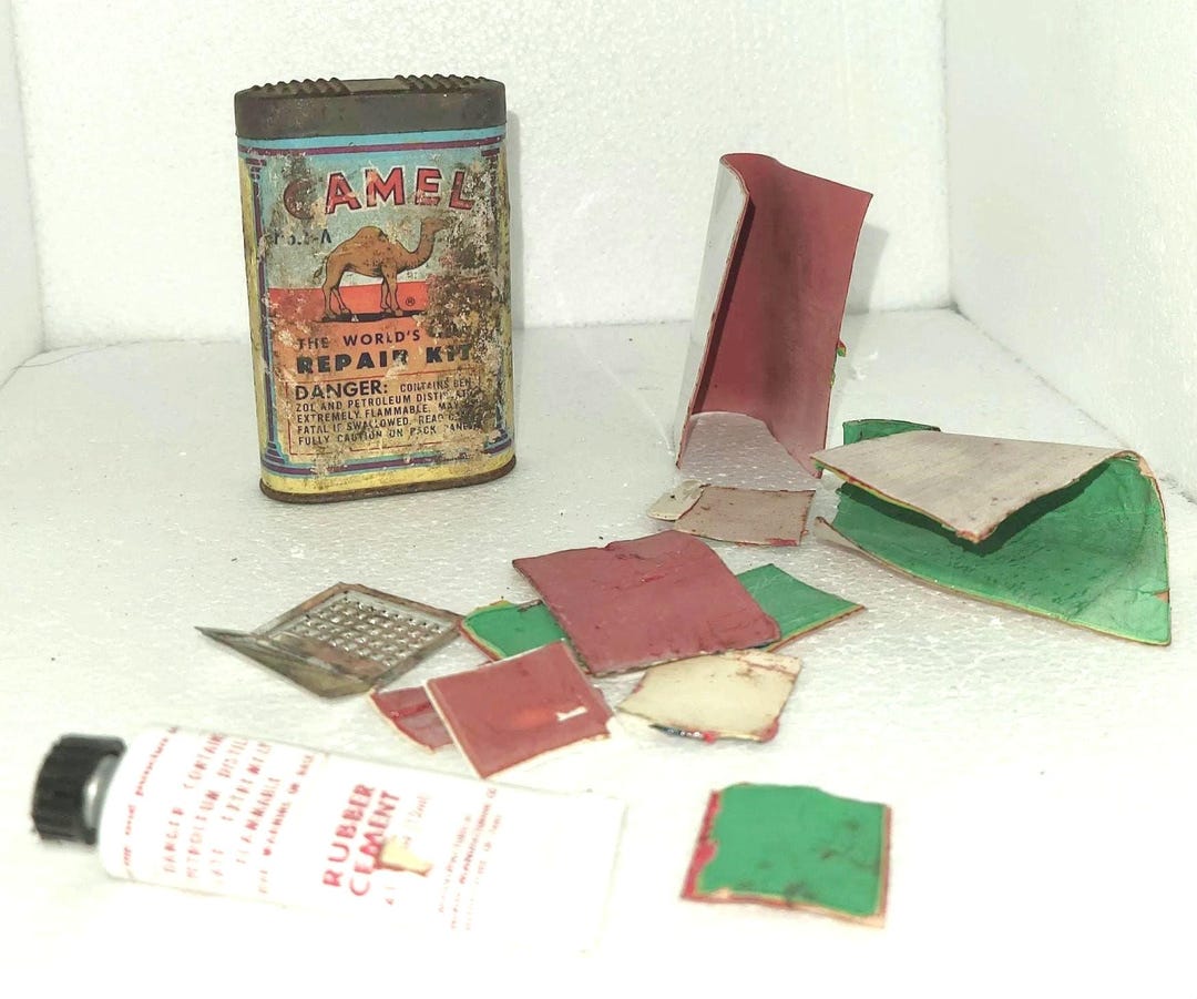Box, Camel Rubber Repair Kit Vintage - Etsy