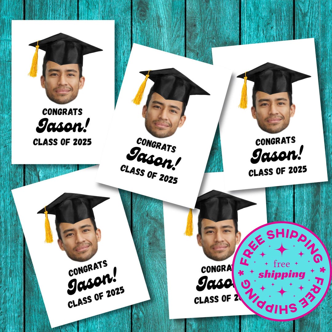 Graduation Temporary Tattoos Class of 2025, Grad Cap, Diploma, Congrats ...