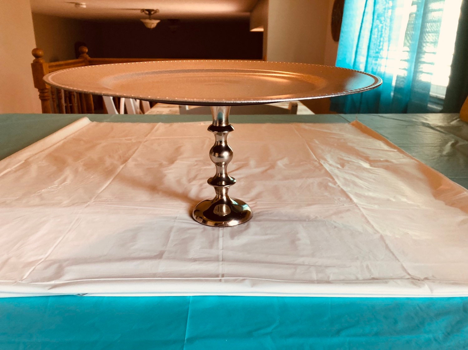 Cake stand Silver cake stand Silver cake plate Pedestal | Etsy