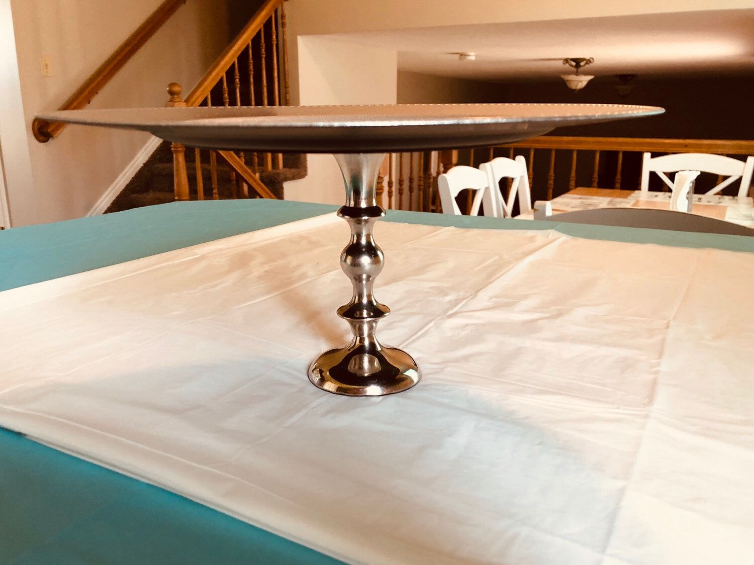 Cake stand Silver cake stand Silver cake plate Pedestal | Etsy