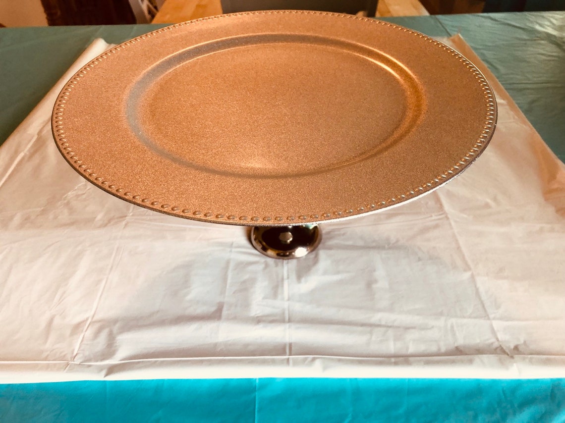 Cake stand Silver cake stand Silver cake plate Pedestal | Etsy