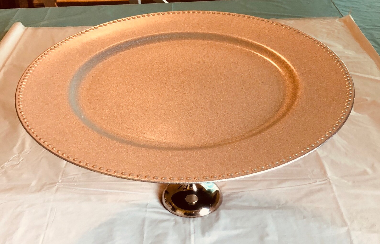 Cake stand Silver cake stand Silver cake plate Pedestal | Etsy