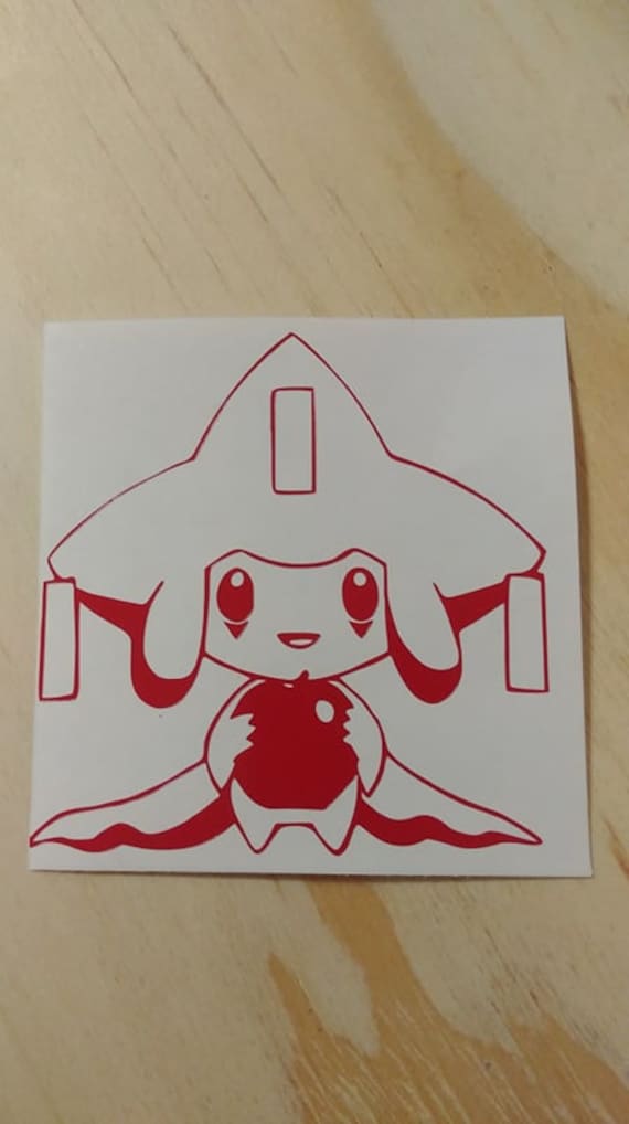 Pokemon JIRACHI Vinyl Sticker | Etsy