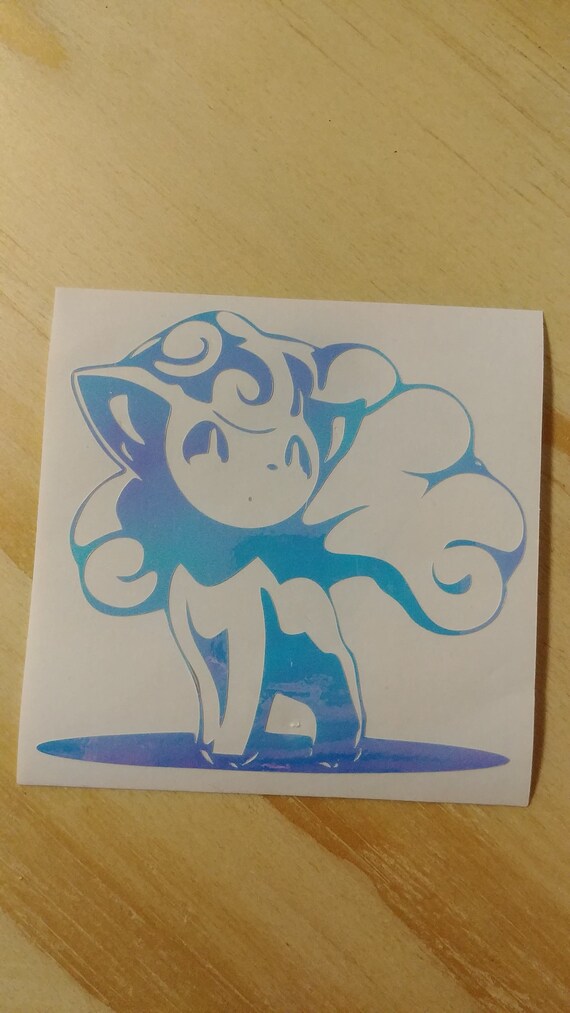 Pokemon ALOLAN VULPIX Vinyl Sticker | Etsy