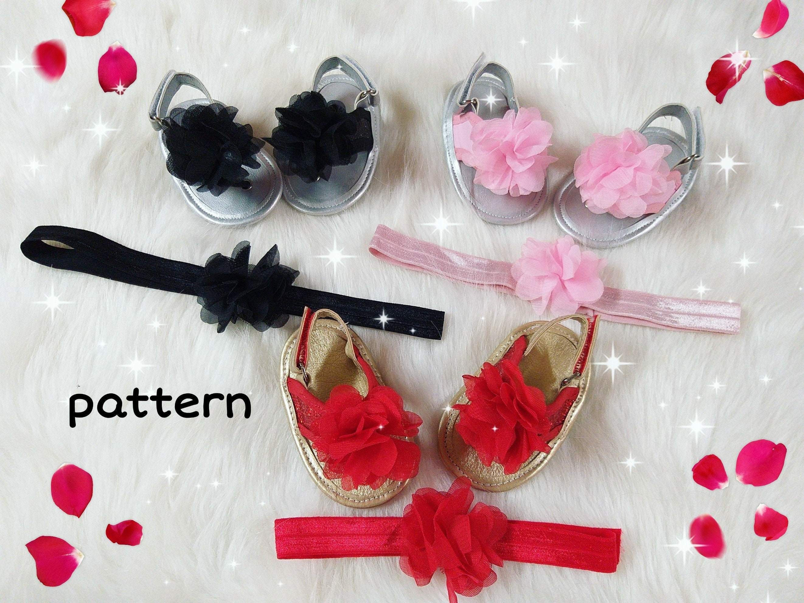 Baby Shoe Pattern - Baby Shoe Sewing Pattern - Baby Pattern - DIY Baby ...