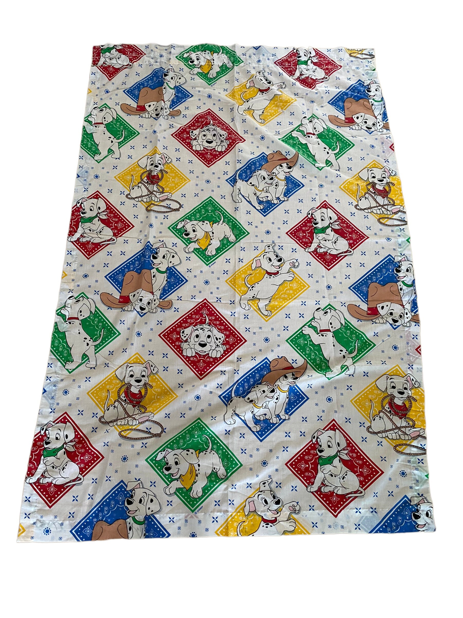 Vintage 101 Dalmatians Disney Curtain Panel Set - Etsy