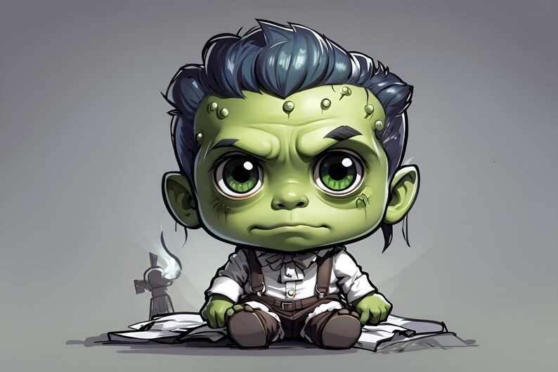 Classic Cuties 15 Printable Baby Halloween Characters Clip Art ...