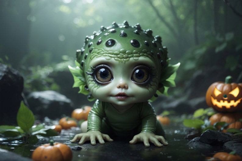 Classic Cuties 15 Printable Baby Halloween Characters Clip Art ...