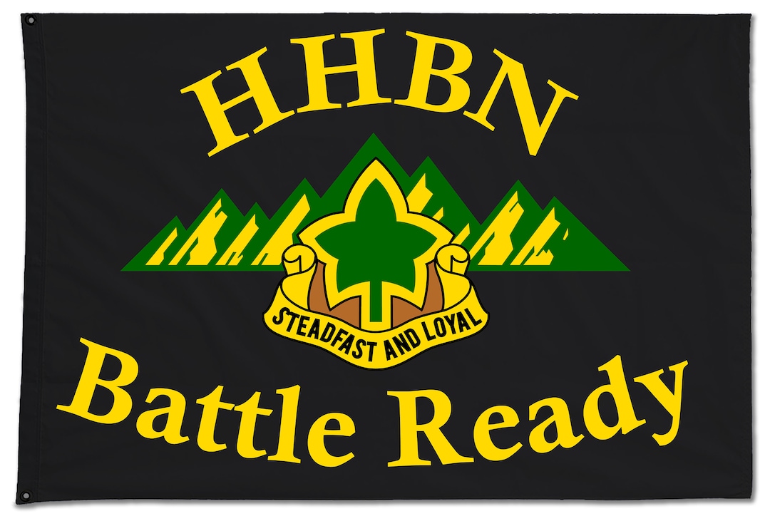 Flag With HHBN Crest. One Sided With Grommets *free Shipping Means the ...