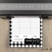 Printable Buffalo Check Sign in Sheet Black and White Sign in - Etsy