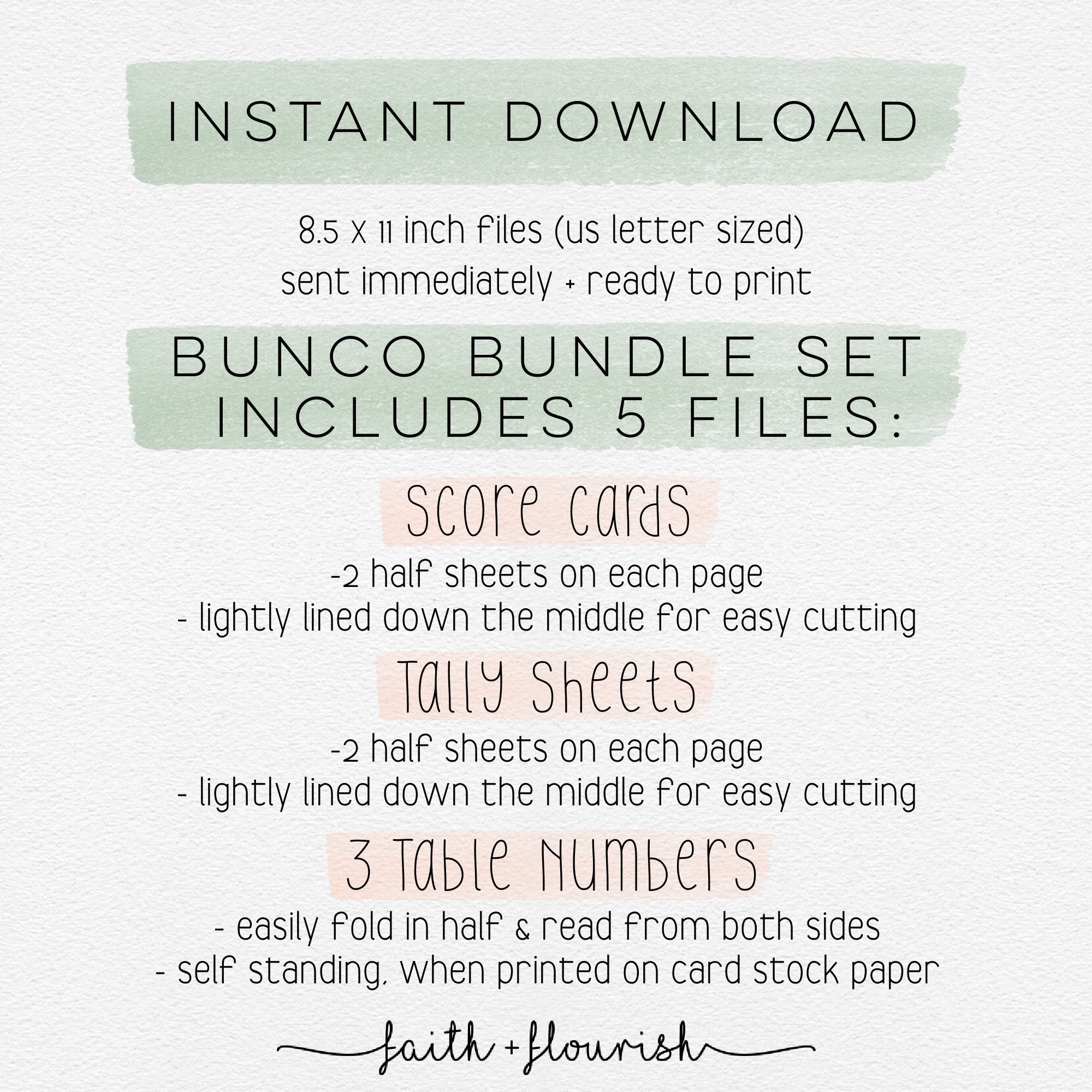 Printable Aloha Bunco Bundle Set, Hawaiian Summer Luau Bunco, Tropical ...